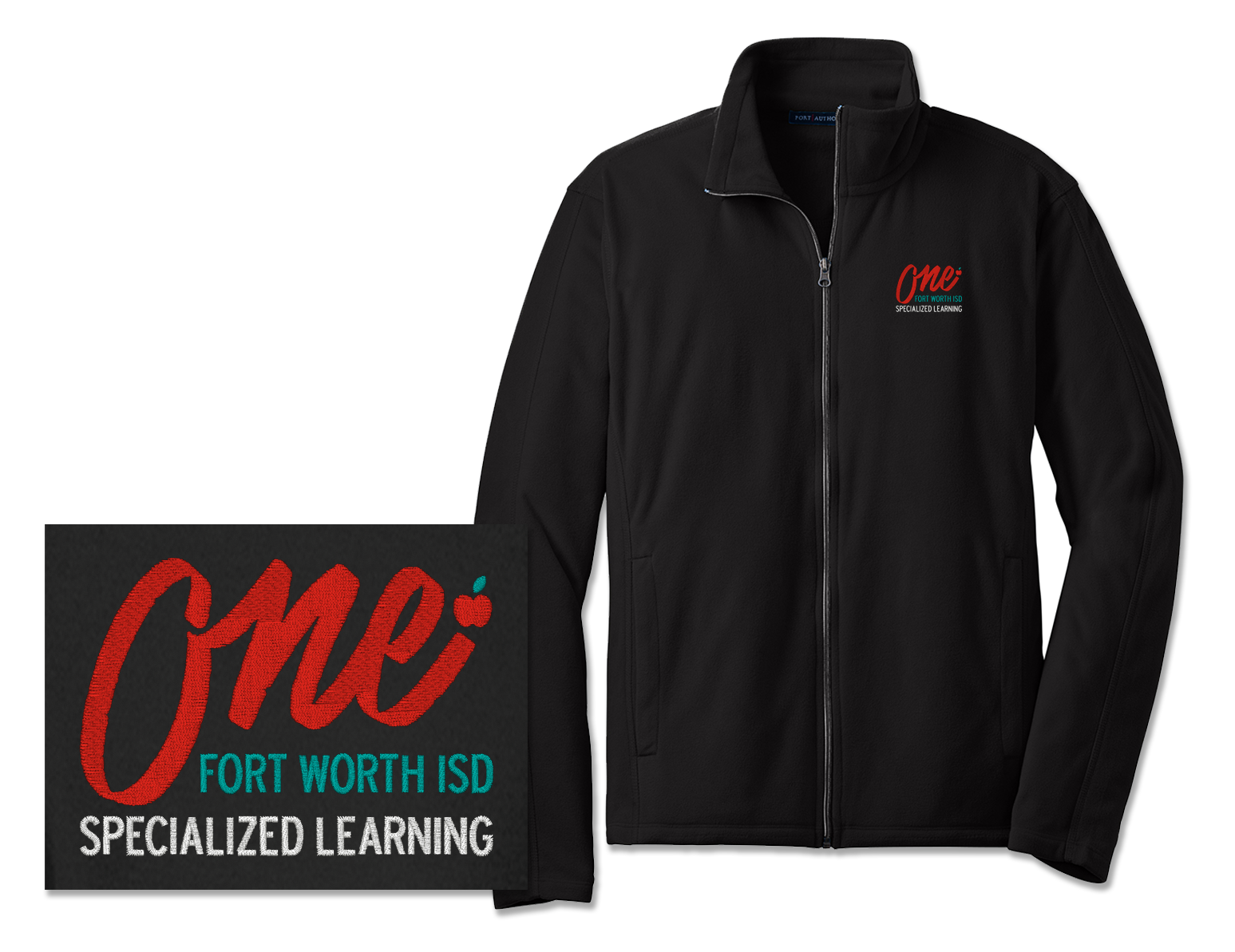 FWISD Specialized Learning Microfleece Jacket – Cornerstone Impressions