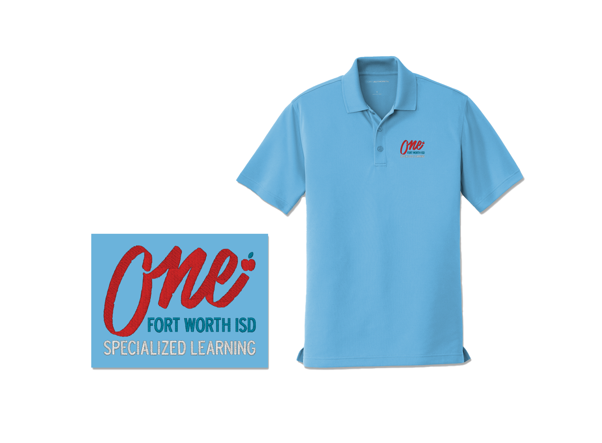 FWISD Specialized Learning Men's Dry Fit Polo – Cornerstone Impressions